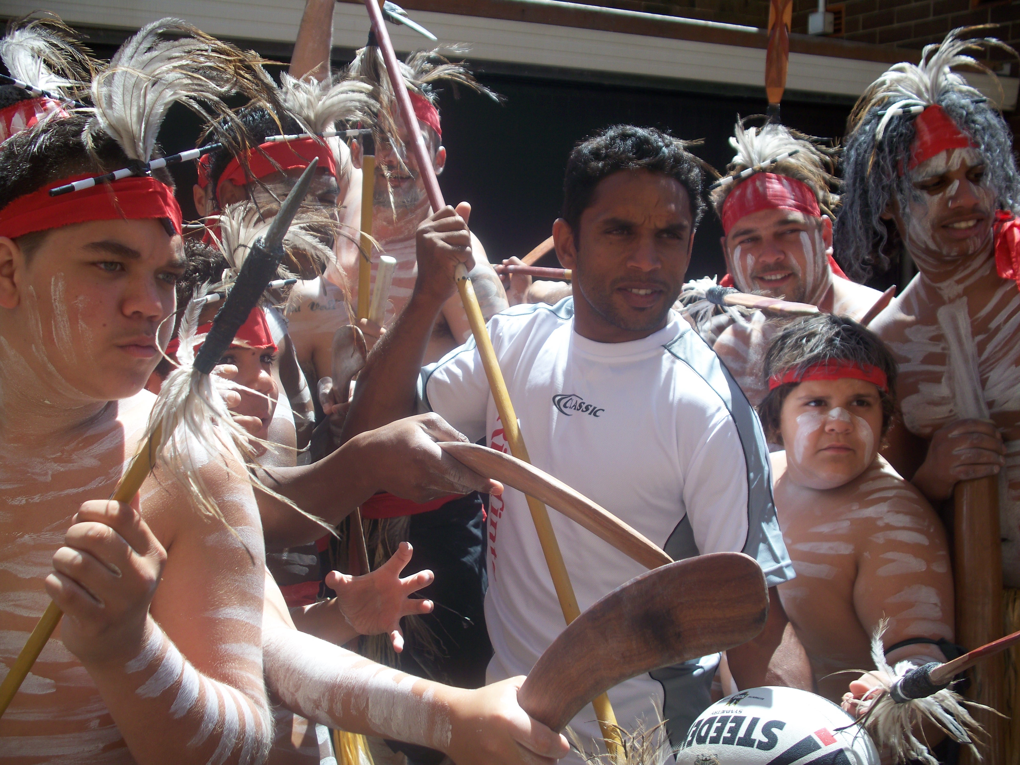 Australia Nunukul Yuggera Aboriginal dancers